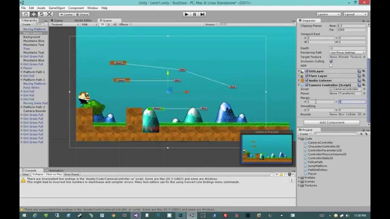 2D Platformer Camera Issue - Unity Engine - Unity Discussions