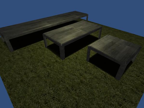 3 Wood Tables - Community Showcases - Unity Discussions