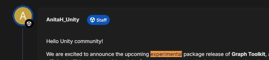 Unity Graph Toolkit Update (Q1 2025) - Page 6 - Unity Engine - Unity Discussions