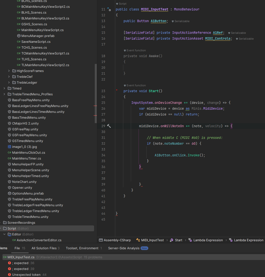 How Can I Access An Input Style In The Other Section Of The Input List Via Script Unity