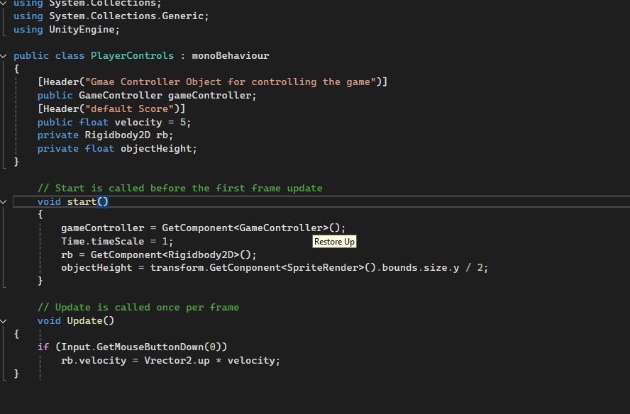 (8,5): error CS8803: Top-level statements must precede namespace and type declarations - Unity ...