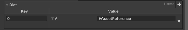 (WORKAROUND) AssetReference drawer disappears in Dictionary - Unity Engine - Unity Discussions