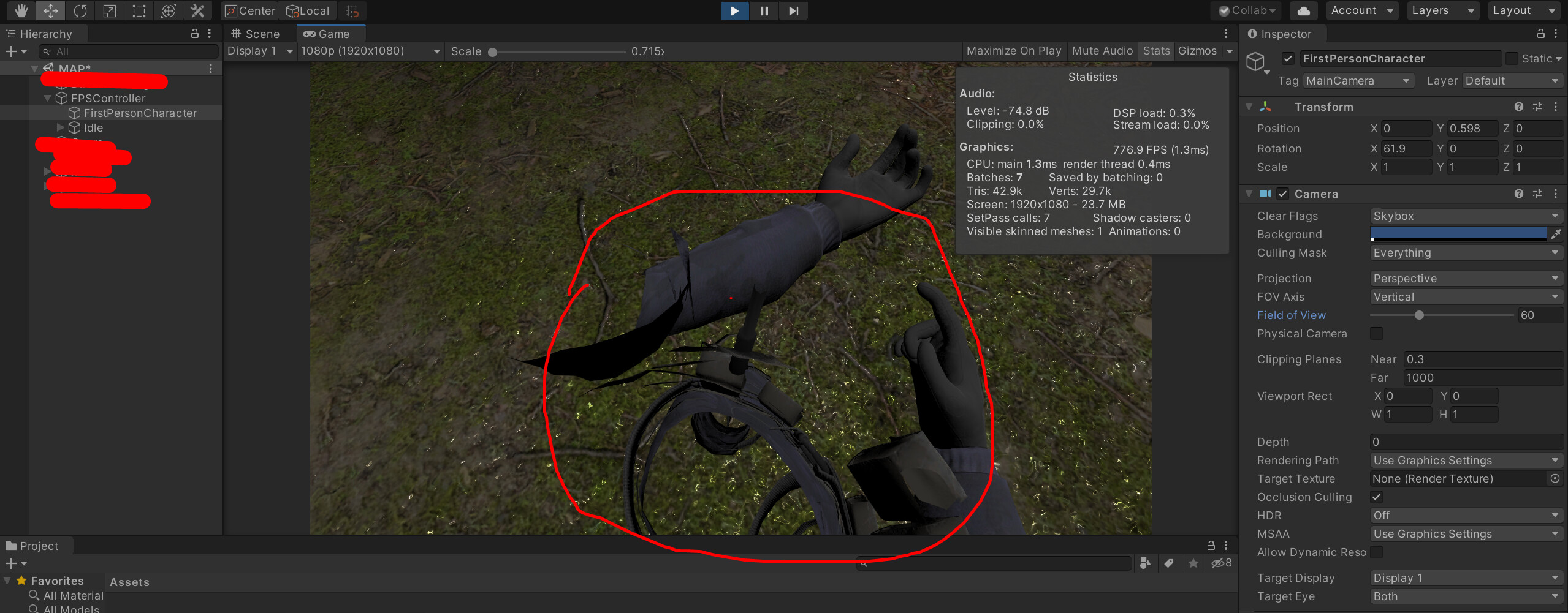 Camera shows my character - Unity Engine - Unity Discussions