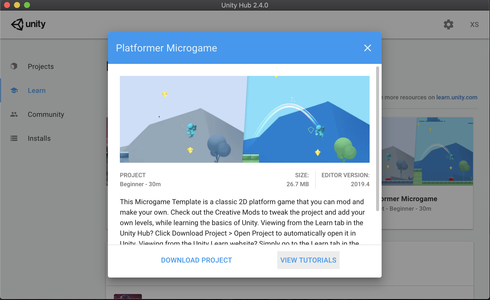 Trying to learn unity, stuck on 1st tutorial - 2D Game Kit - 359 errors ...