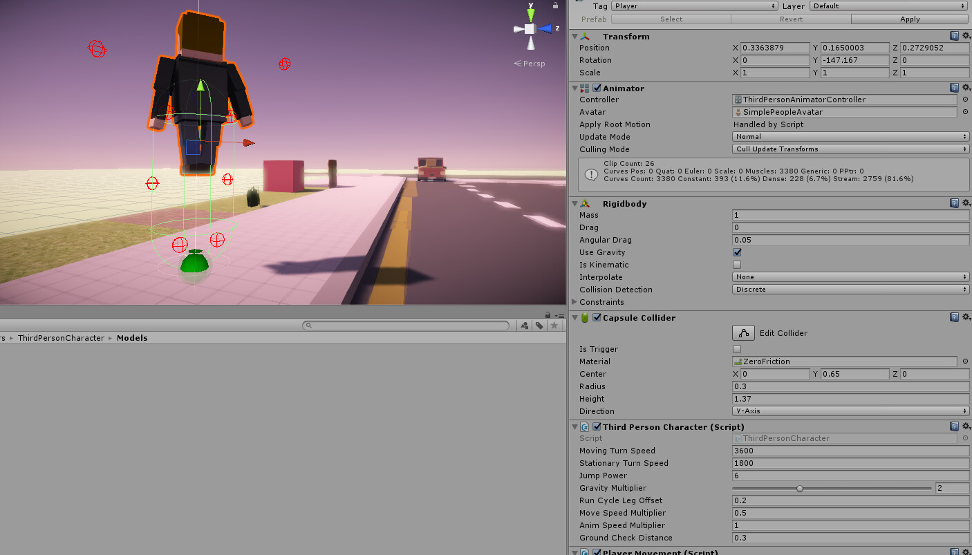 [SOLVED] Using SimplePeople with Standard Asset ThirdPersonAnimationController - Unity Engine ...