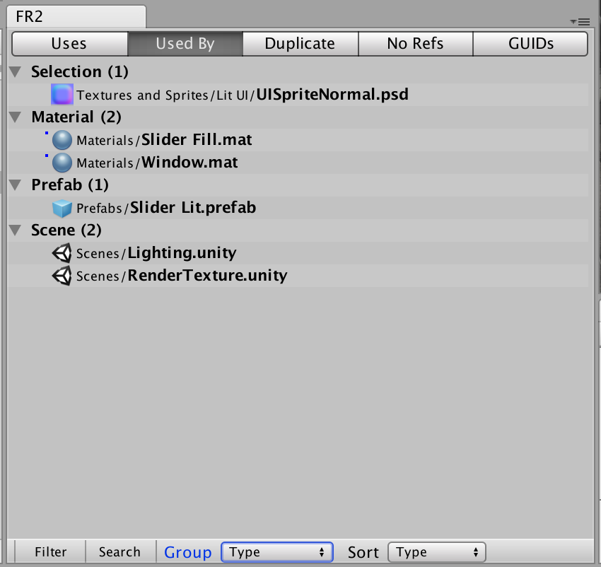 Find References 2 - A powerful asset reference management tool ...