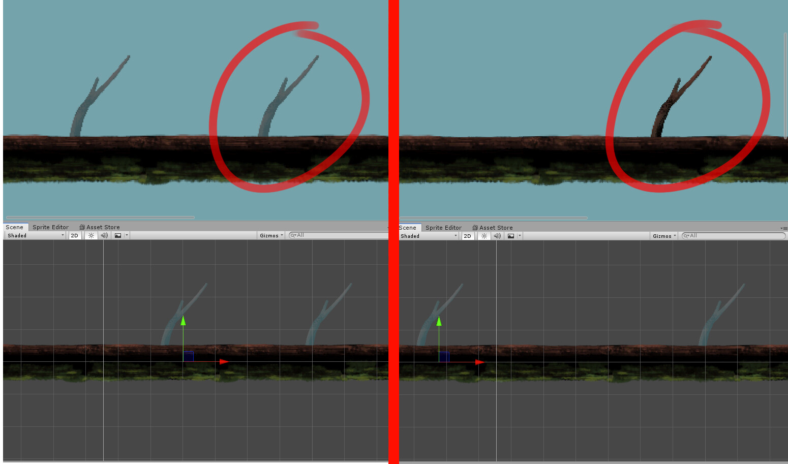 Solved Linear Fog Shader Only Works With 2 Instances Of The Same Object On Screen Unity