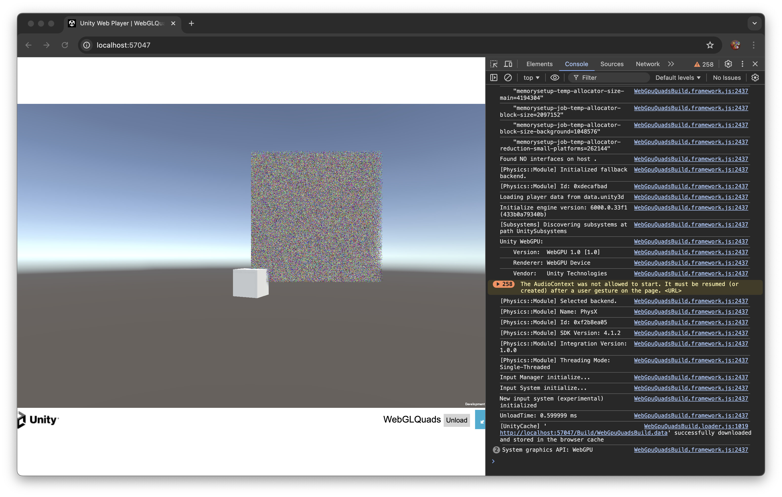WebGPU Graphics.RenderPrimitives fails on MeshTopology.Quads with >64k vertices - Unity Engine ...