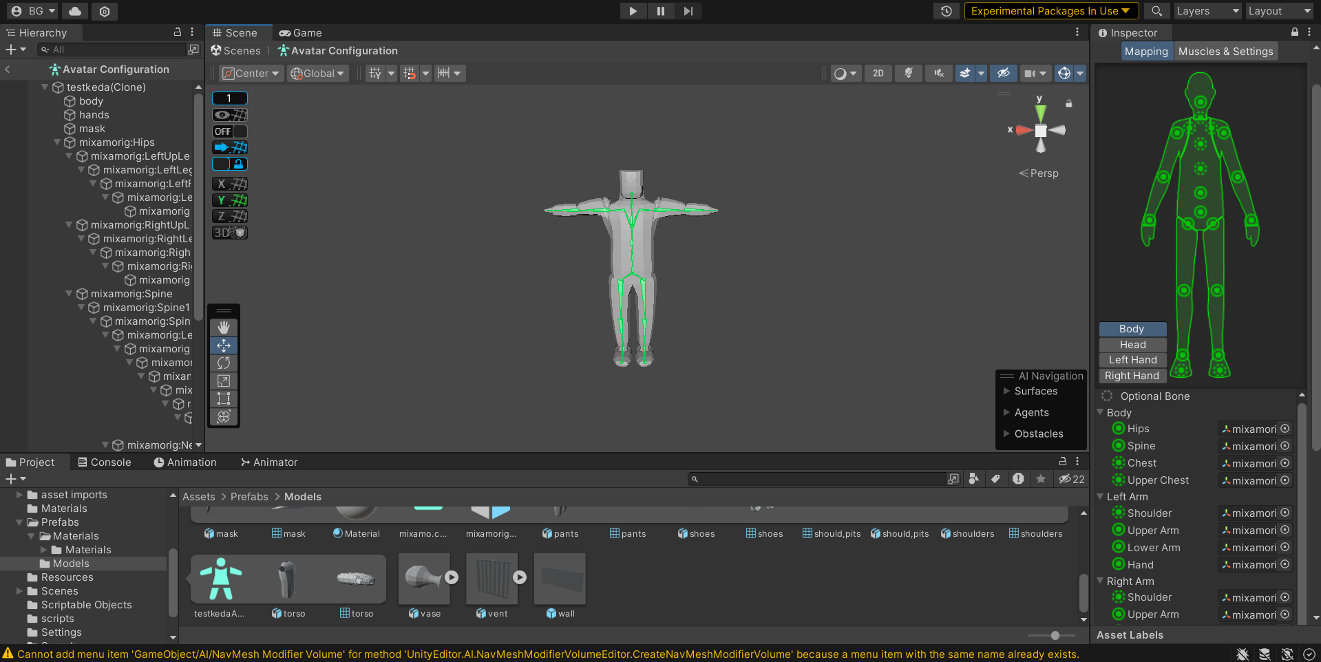 Need Help With Mixamo Animations Not Working On Rigged Blender Model In Unity Unity Engine