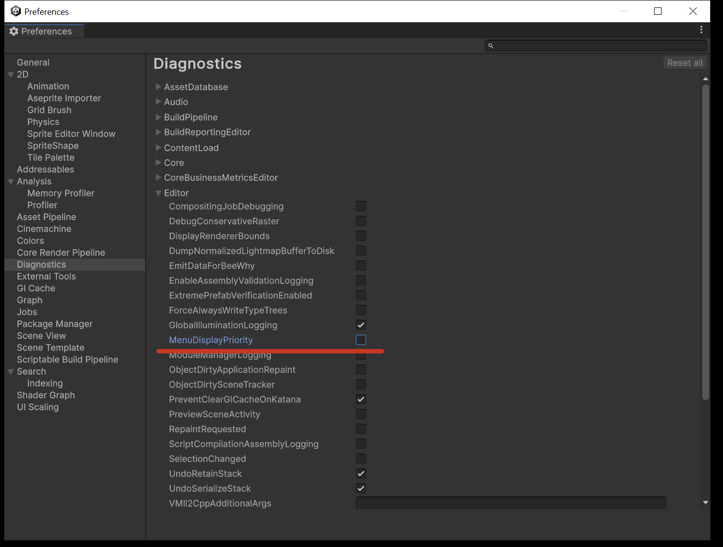 MenuItem priority - Unity Engine - Unity Discussions