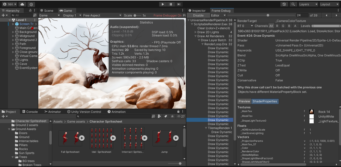 How to fix this ? Can't be batched because Material have different property block set - Unity ...