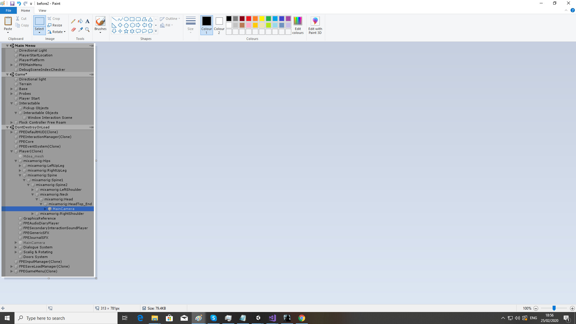 How can I get a reference to the main camera if it's in another scene ...