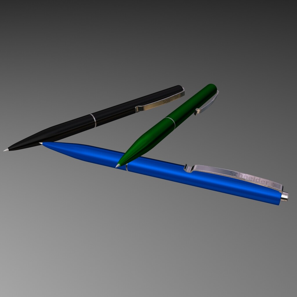 3D Model Three Pens - Community Showcases - Unity Discussions