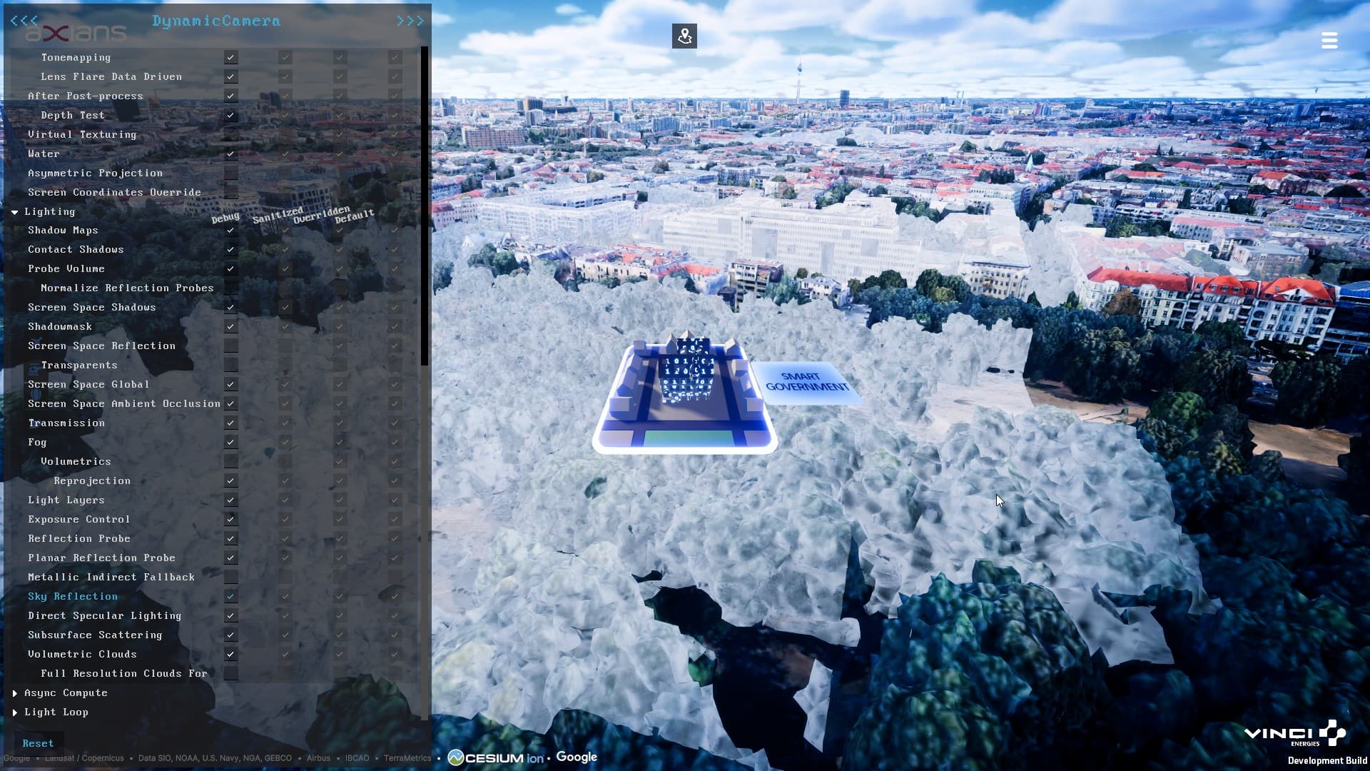 Sometimes parts of the scene turn white-ish at certain angles when Sky Reflection is turned on ...