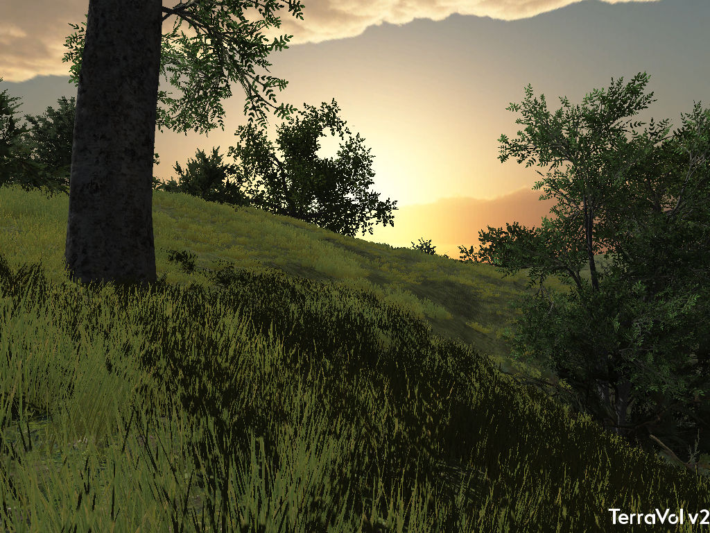 TerraVol: volumetric/voxel terrain system. Dig holes caves in your ...