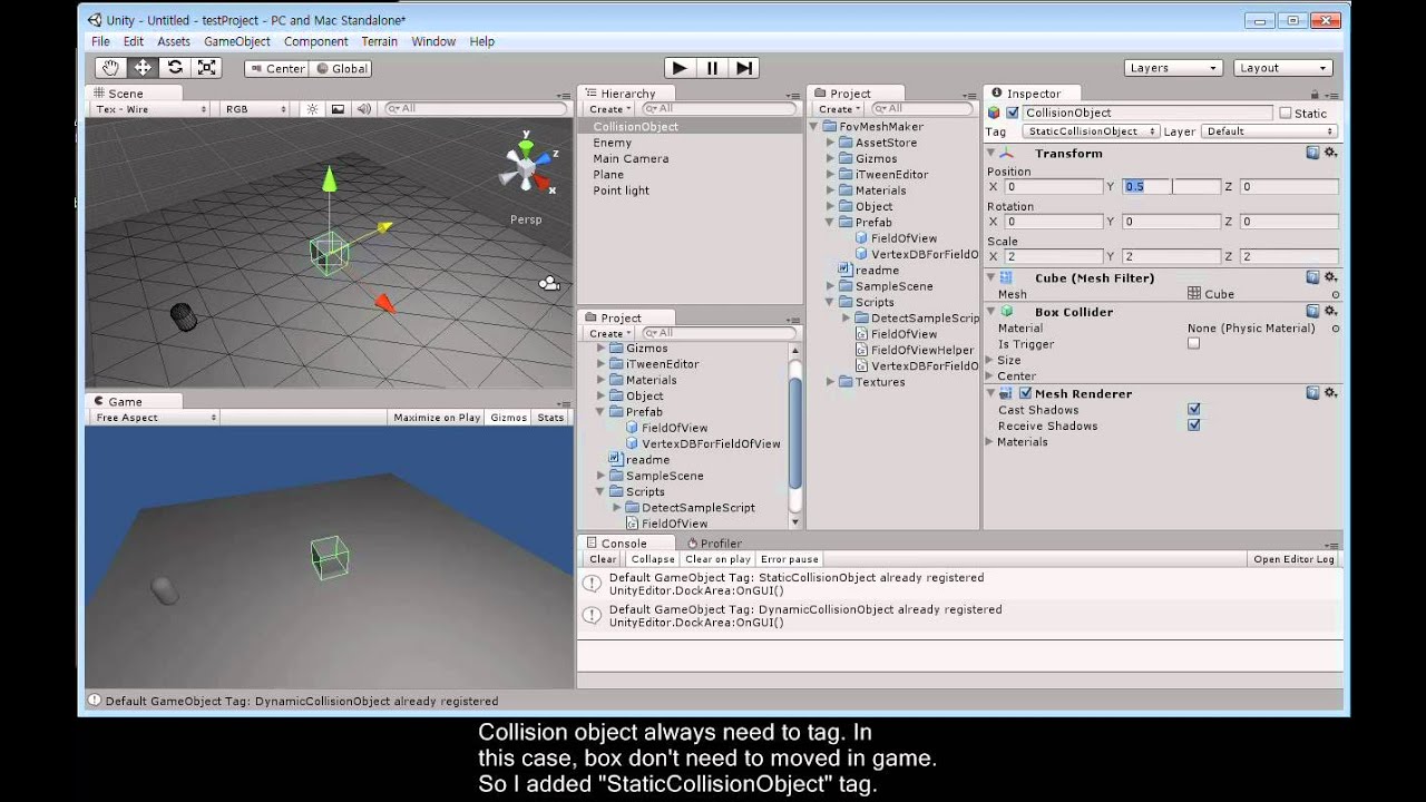 Obstacle detection without raycast - Unity Engine - Unity Discussions