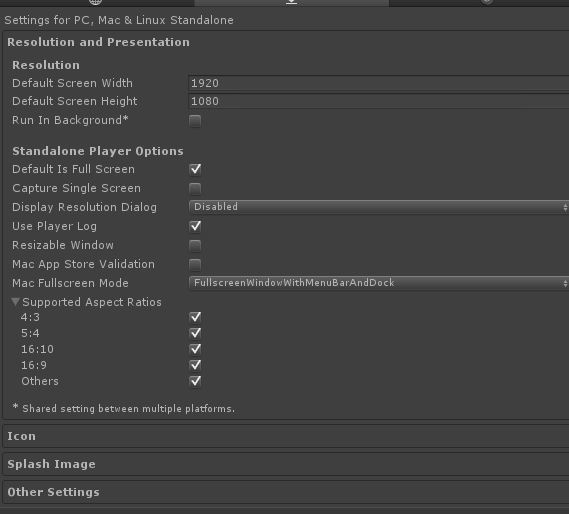 Standalone Player isses building to 1920x1080 Fullscreen after upgrading to 4 - Unity Engine ...