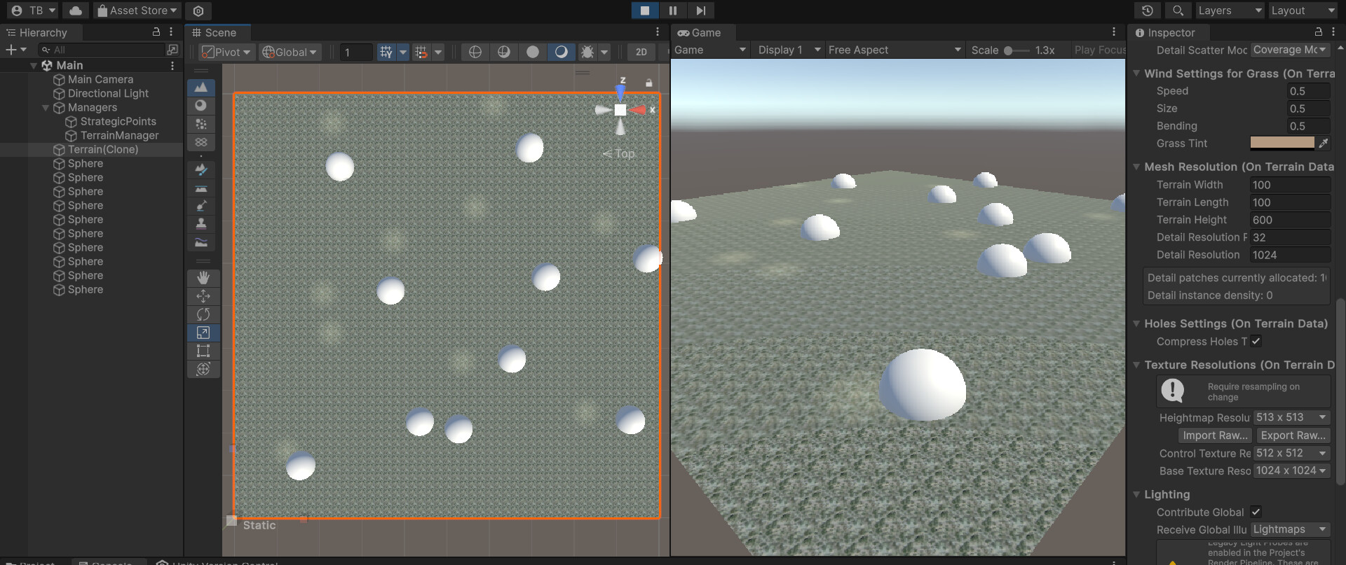 Issue with painting textures on terrain programatically at the position of object - Unity Engine ...