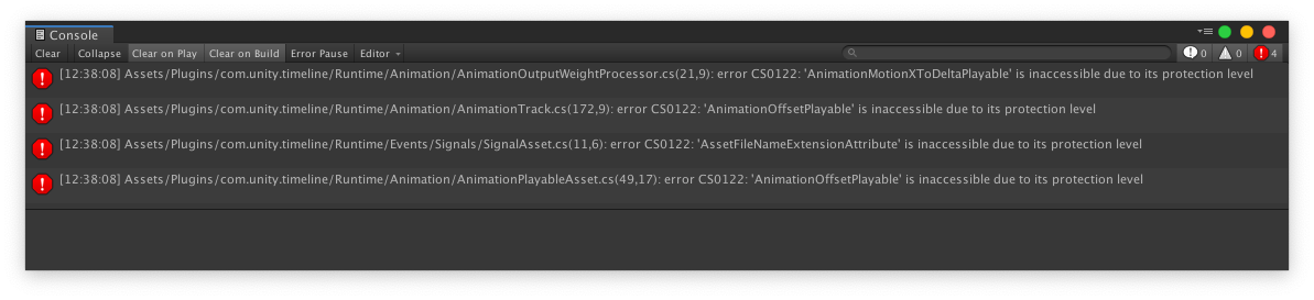 Editing Timeline's package code - .asmdef issues? - Unity Engine - Unity Discussions