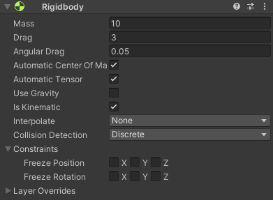 RigidBody.AddTorque(torqueAmount, Forcemode.Impulse) to Rotate Hinge ...
