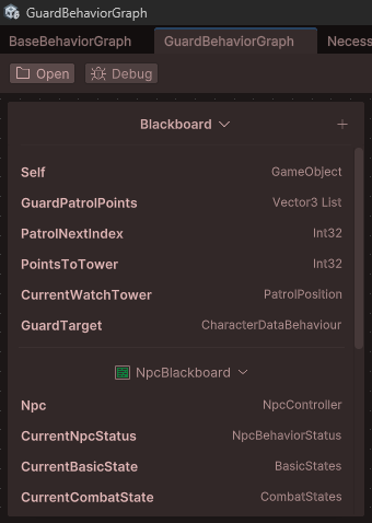 Blackboard variables not showing in "Run Subgraph" node inspector - Unity Engine - Unity Discussions