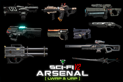 [NEW RELEASE] Sci-fi Arsenal V2 (LWRP & URP) - Community Showcases - Unity Discussions
