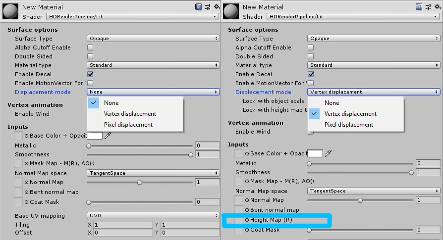 HDRP Displacement maps? - Unity Engine - Unity Discussions