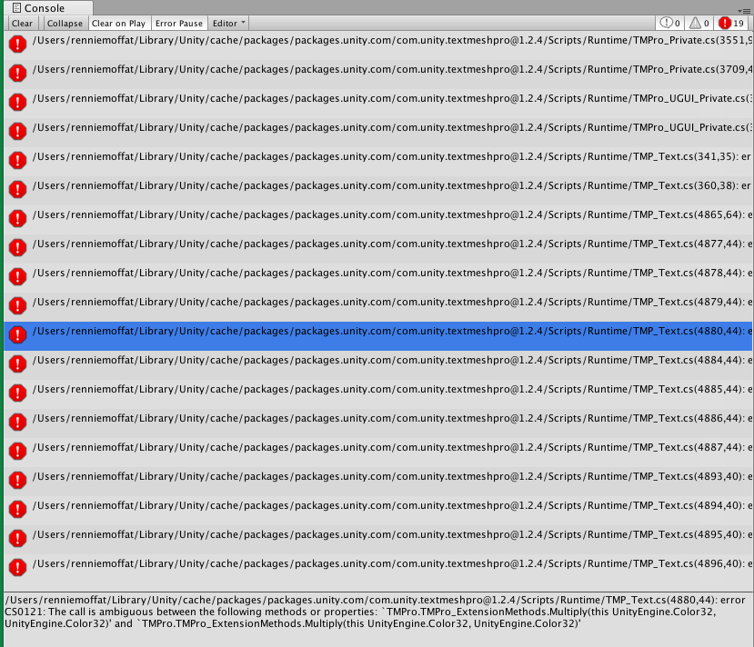 Opened Old Project, Now With Number of Errors - Unity Engine - Unity ... Opened Old Project, Now With Number of Errors - Unity Engine - Unity ...