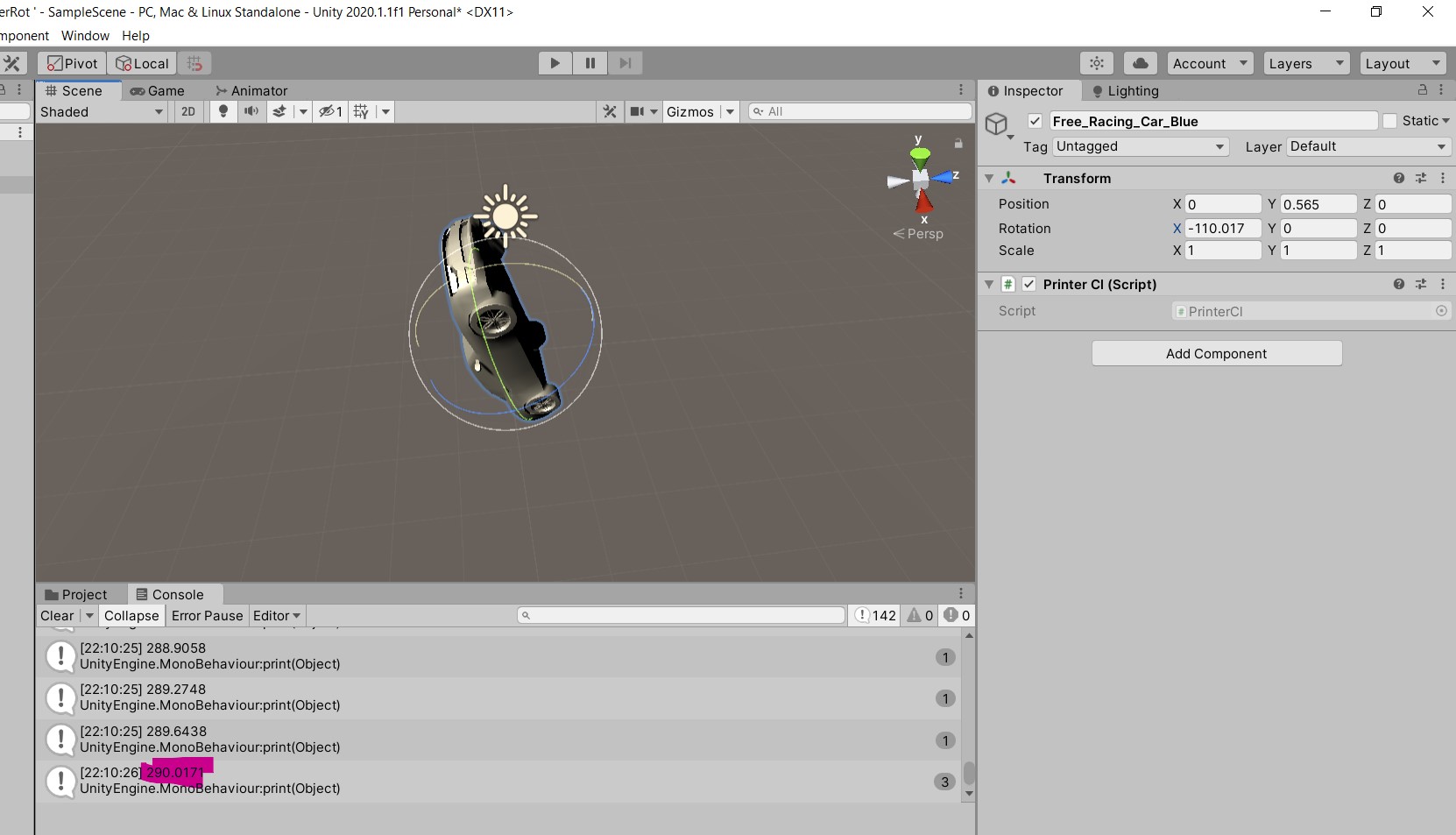 why localEulerAngles not returns accurate degree on x axis ? - Unity Engine - Unity Discussions