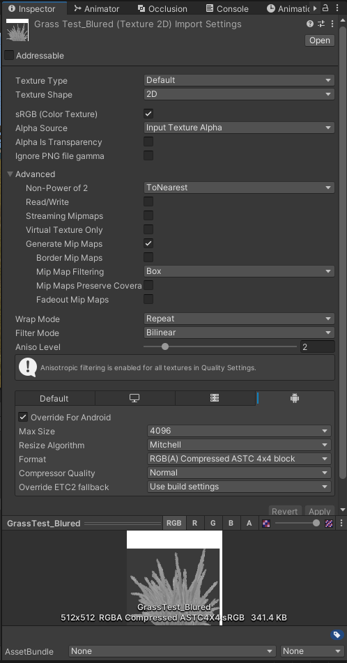 Grass is pink only from the side - Unity Engine - Unity Discussions
