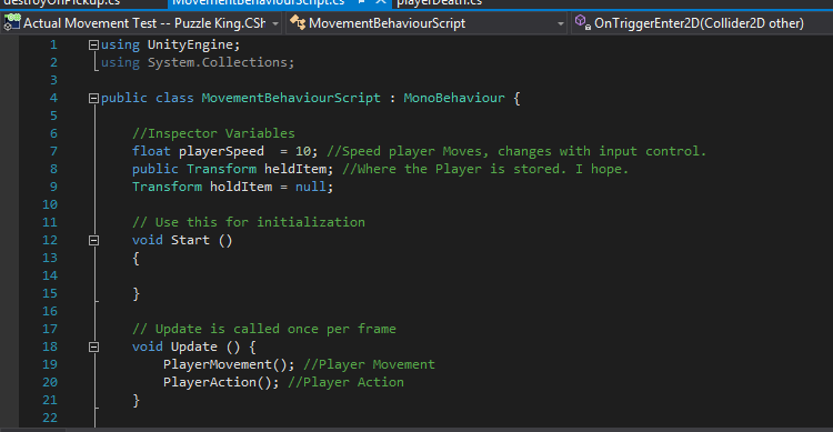 Picking up and carrying objects - Unity Engine - Unity Discussions