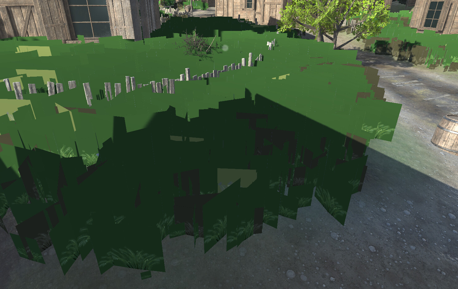 Wrong Grass Shader When Creating Terraindata At Runtime In A Build