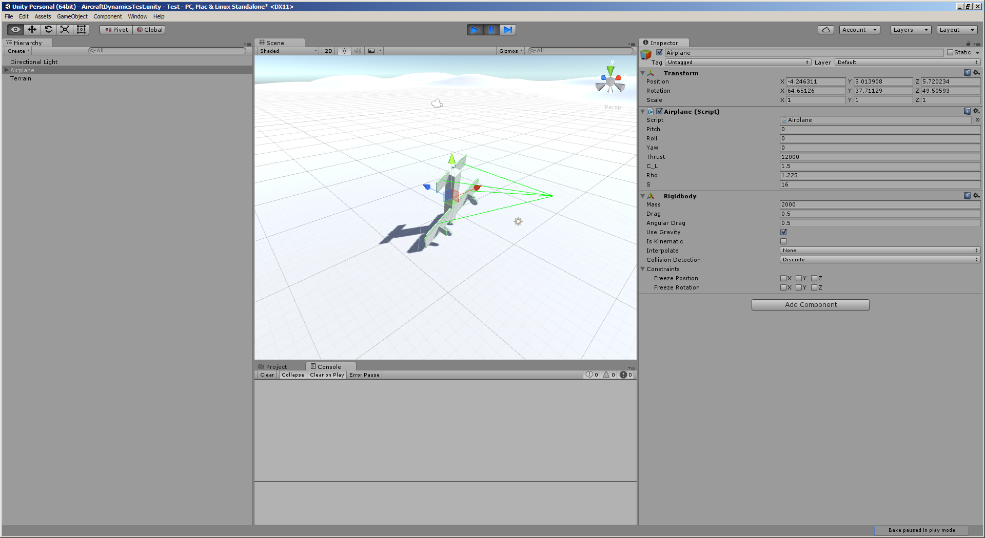 Aircraft(Rigid Body) Center of Mass Issue - Unity Engine - Unity ...