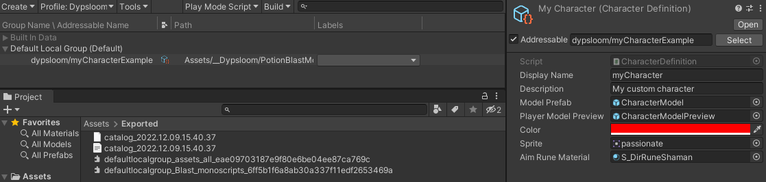 Creating bundle build in one project and loading in another causes "Behaviour is Missing ...
