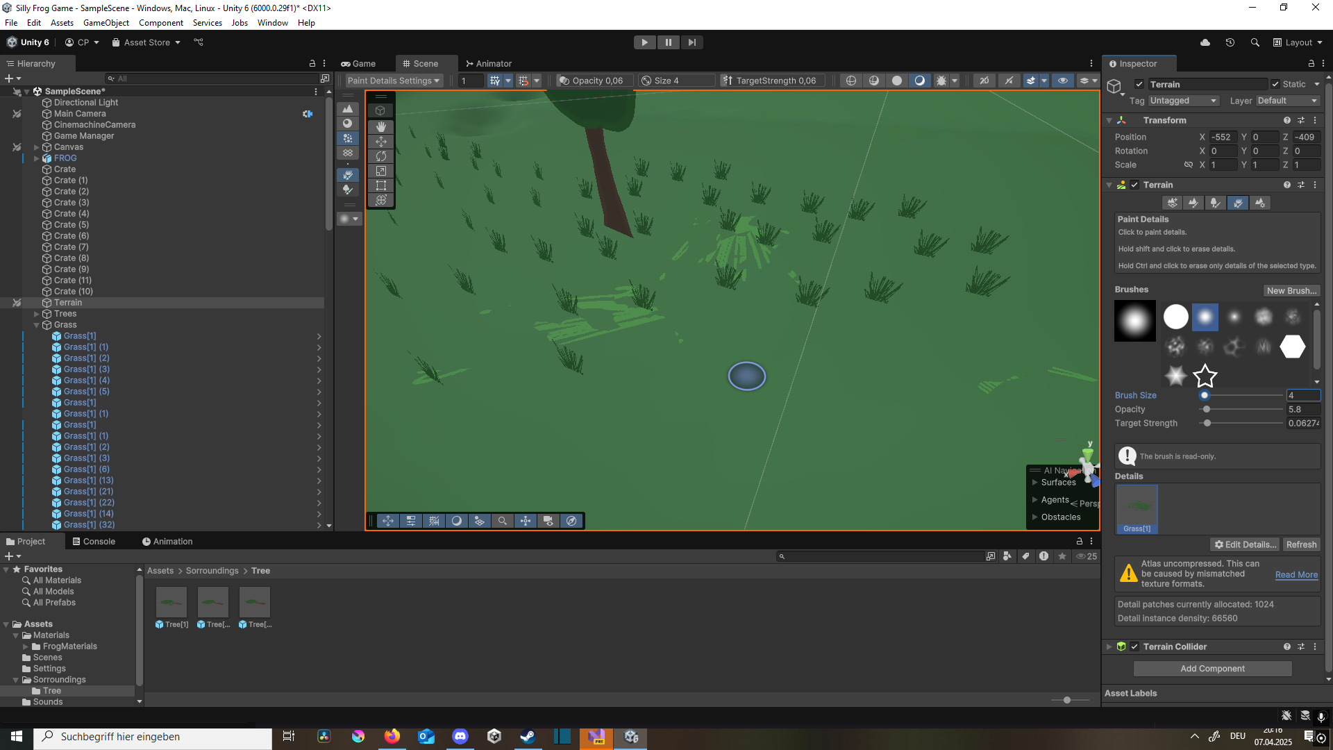 How do i paint terrain using Meshes WITH their rotation etc? - Unity Engine - Unity Discussions