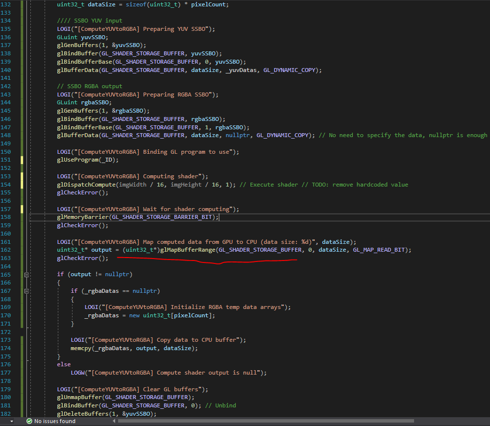 OpenGLES from external C++ library doesn't behave the same between ... OpenGLES from external C++ library doesn't behave the same between ...