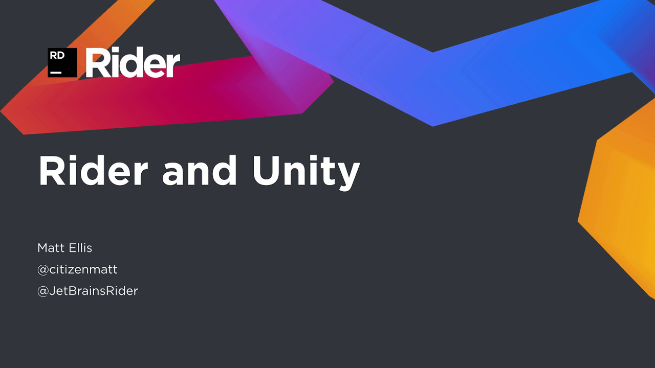 Jetbrains Rider - a mini dairy - News & General Discussion - Unity Discussions