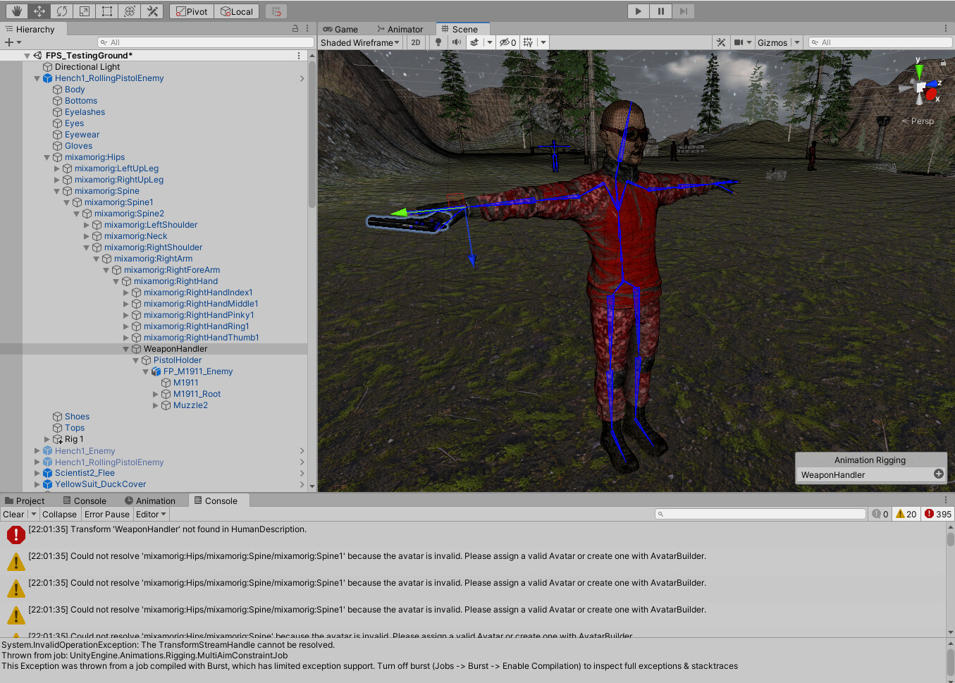 Adding Child Object Breaks Multi Aim Constraint? - Unity Engine - Unity Discussions