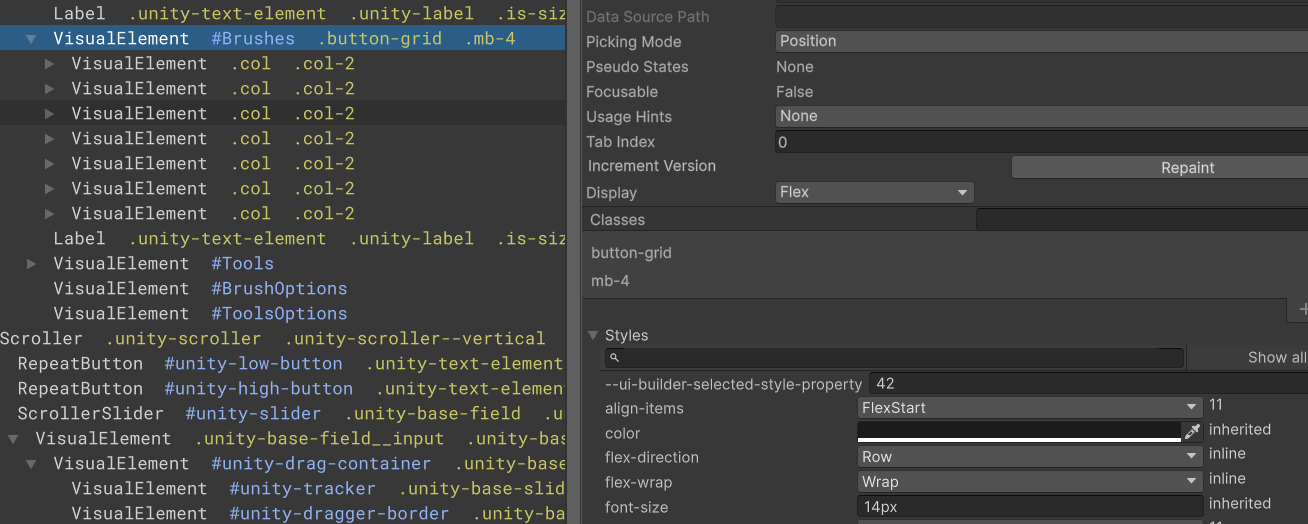 Weird issue with UI Toolkit and flex. - Unity Engine - Unity Discussions