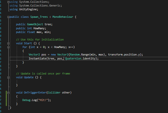 Colliders On Instantiated Gameobjects Unity Engine Unity Discussions 