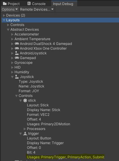 What are 'binding path - usages' mapped to? - Unity Engine - Unity Discussions