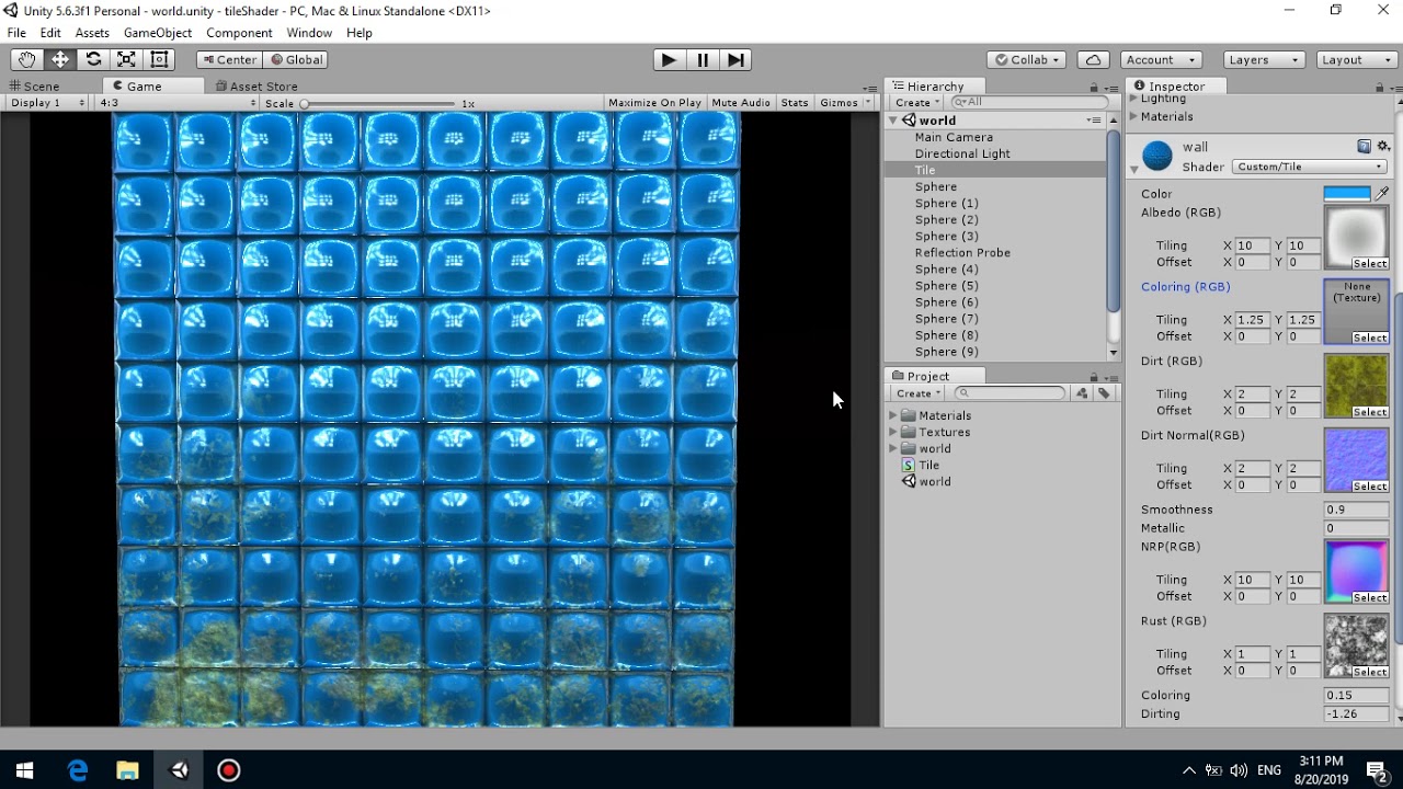Free dirty tiles shader - Community Showcases - Unity Discussions