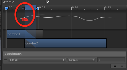 Mecanim why the transition start always rebound to 50% - Unity Engine - Unity Discussions