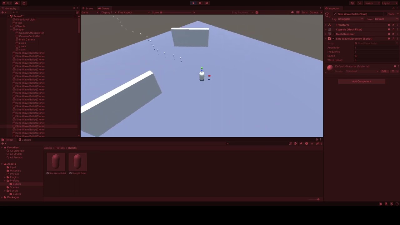 Sine Wave Projectile Issues Unity Engine Unity Discussions