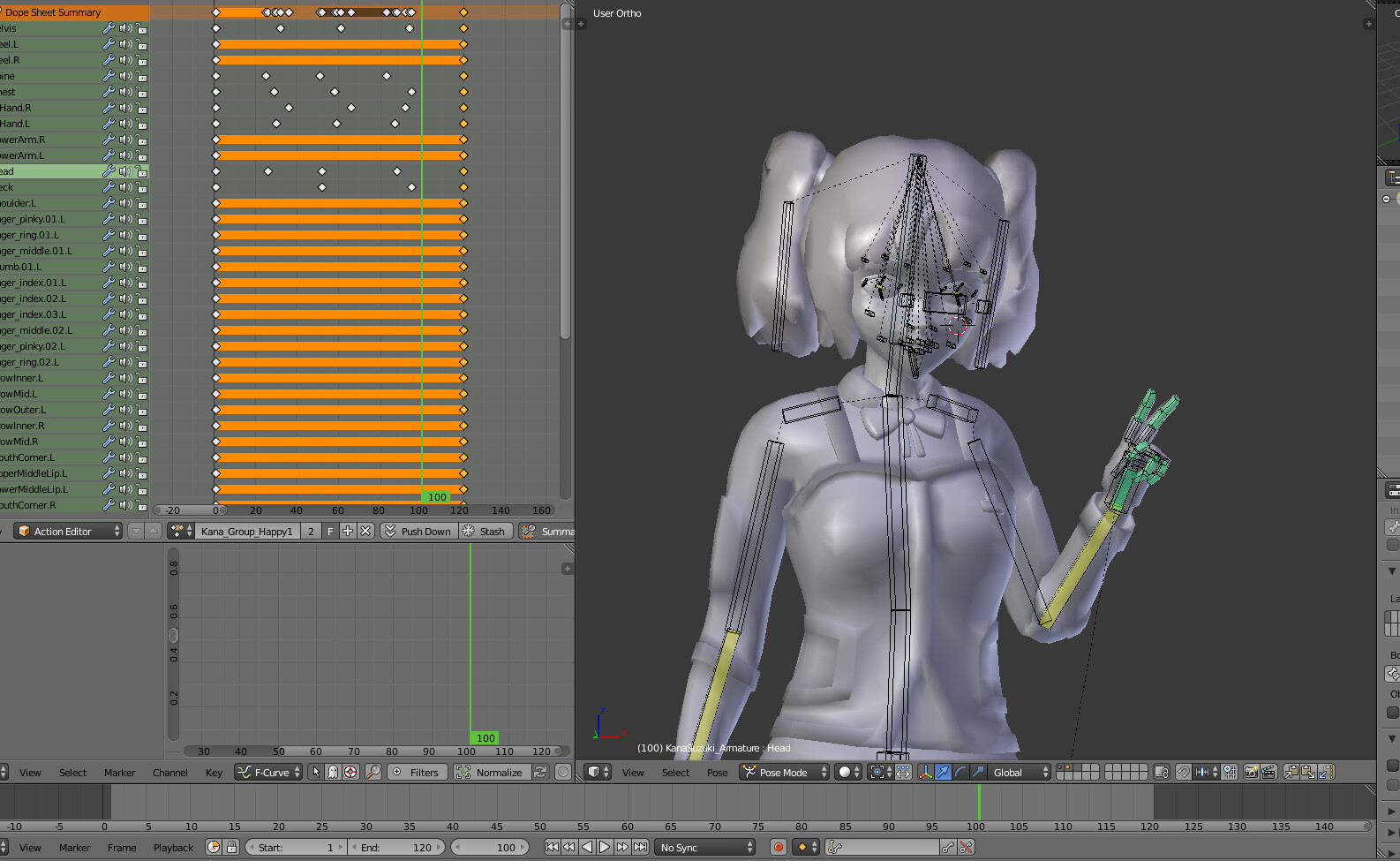 Imported Blender Animation Glitches for a Few Frames; Gone on Reimport - Unity Engine - Unity ...