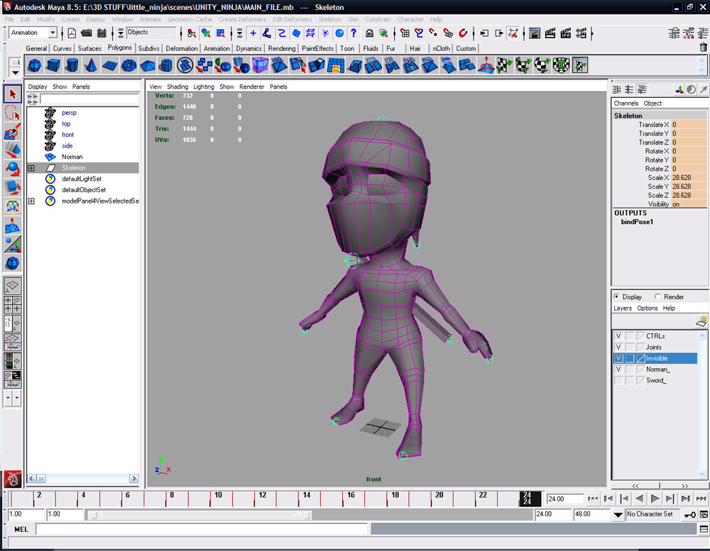 Maya to Unity Mesh goes crazy!! - Unity Engine - Unity Discussions
