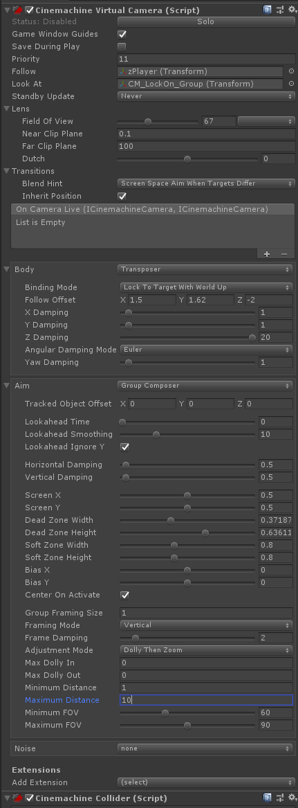 Group Composer can't keep object in camera sight - Unity Engine - Unity Discussions