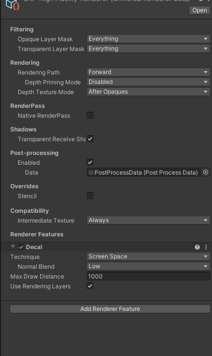 WebGL URP Decal Layers Ineffective - Unity Engine - Unity Discussions
