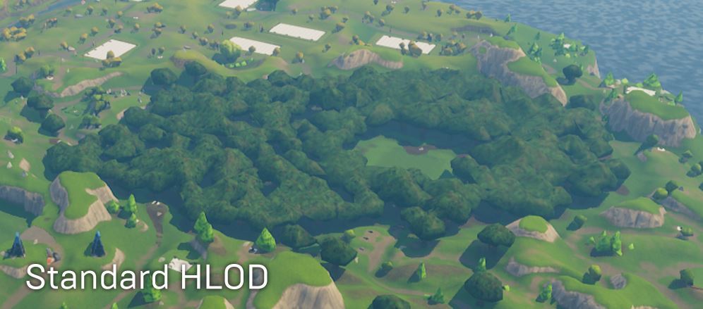 HLOD + Streaming Octahedral Impostors -- (using MegaCity + Subscenes ...