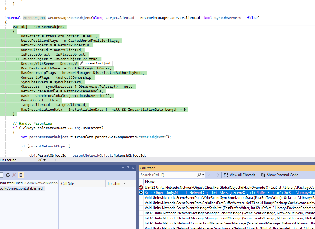 Server throwing InvalidOperationException: Nullable object must have a value. when trying to ...